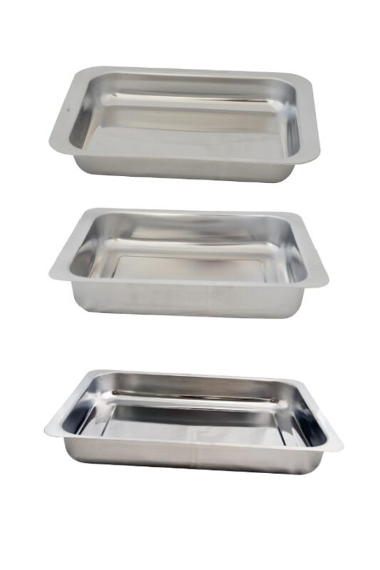 PAN DRYING - STAINLESS STEEL 235 x 180 x 35mm - Effective Lab