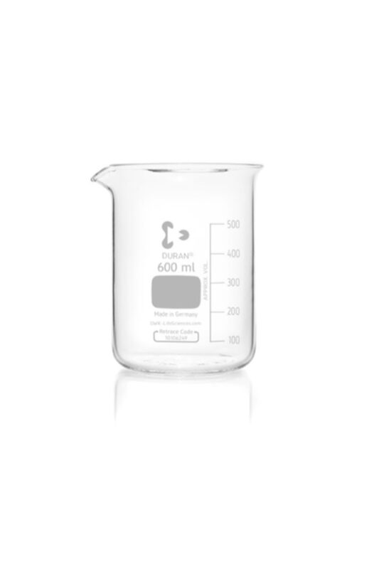 BEAKER - GLASS LOW FORM SPOUT - DURAN 2000ml - Effective Lab