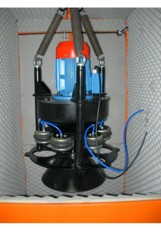 SIX POT PULVERIZER - PNEUMATIC CLAMPING - Effective Lab