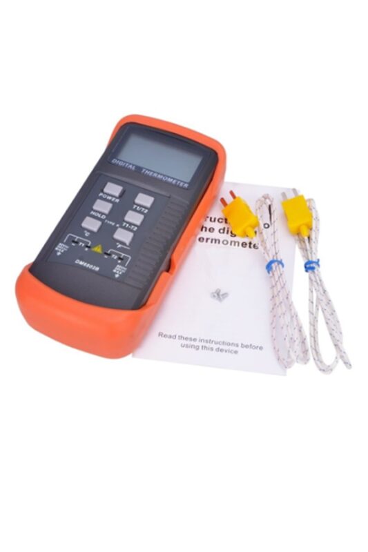 DIGITAL THERMOMETER DOUBLE CHANNELS - Effective Lab