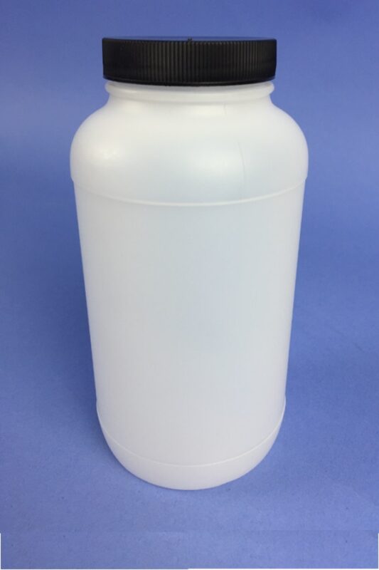 JAR - PLASTIC HDPE NATURAL with LID 500ml - Effective Lab